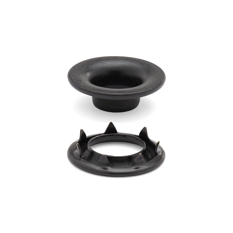 DOT® Rolled Rim Grommet and Spur Washer 20-007R301611XG Black Finish #3 ...
