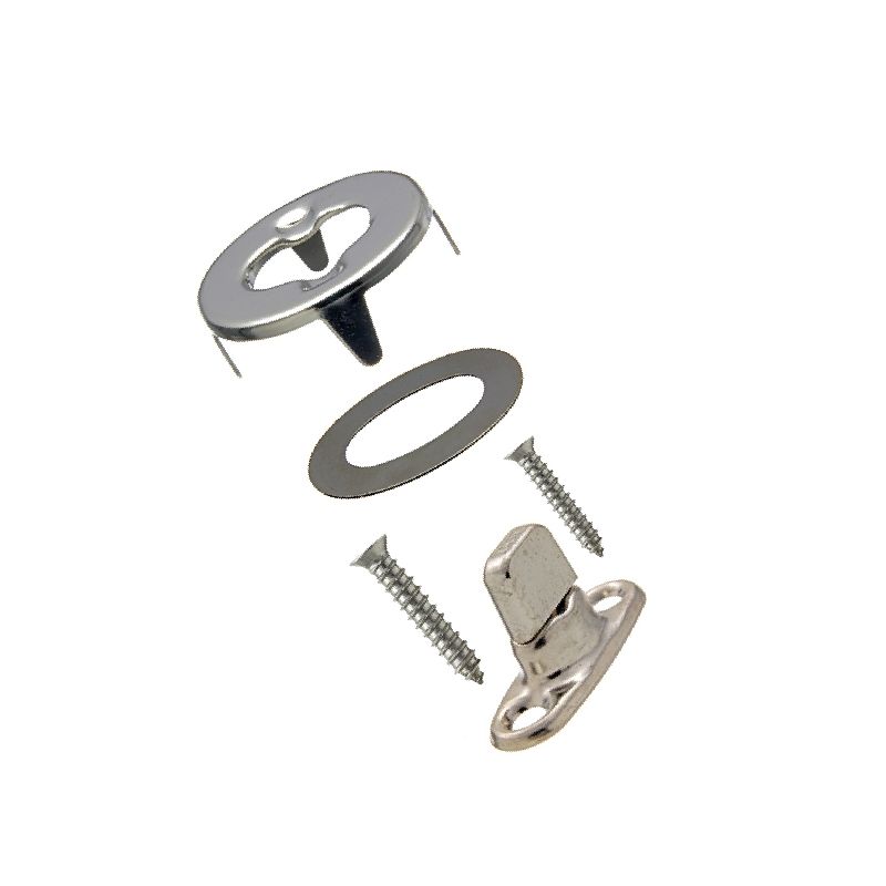 Common Sense® Turn Button Fastener Set - Cloth-to-Surface (Nickel ...